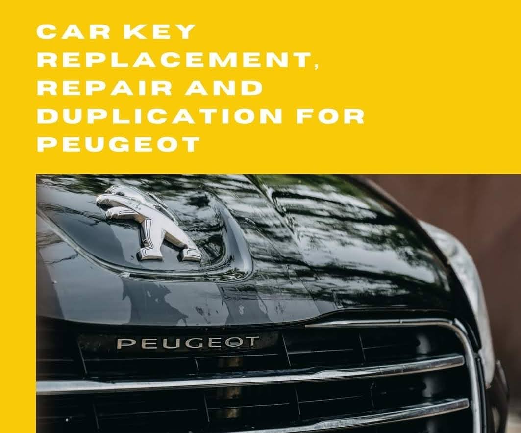 Peugeot Car Key Replacement Services | 24hr Auto Locksmiths